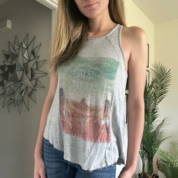 Tops | Gypsy Dreams Frayed Tank | Poshmark